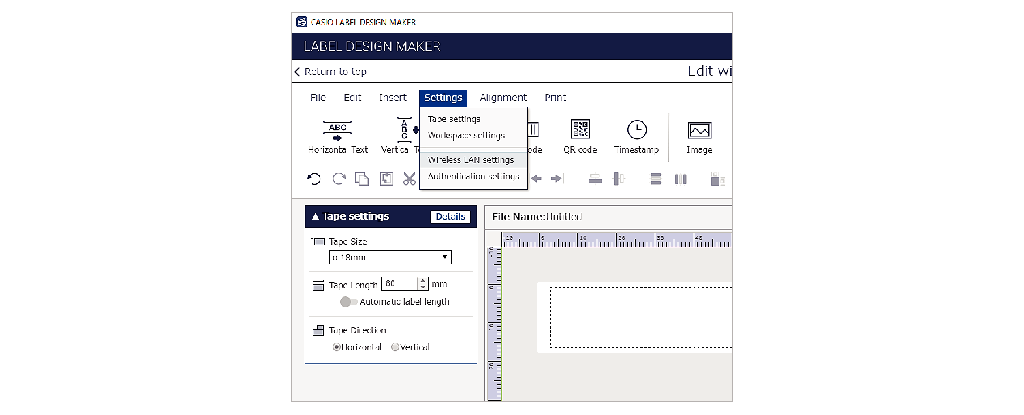LABEL DESIGN MAKER HELP